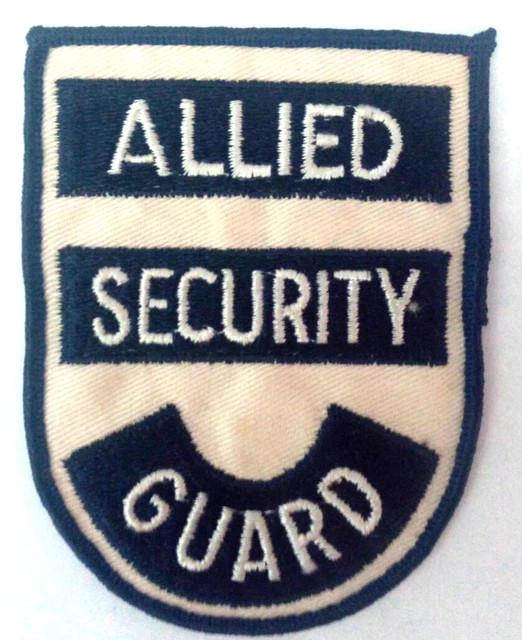 1960S-70S ALLIED SECURITY Guard Employee Uniform Patch $19.00 - PicClick CA