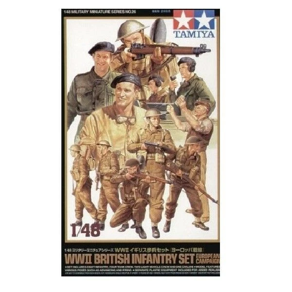 TAMIYA 1/48 SCALE WW2 British Infantry Europe £14.98 - PicClick UK