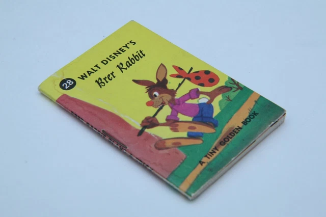 WALT DISNEY'S BRER RABBIT Tiny Golden BOOK 1950 * * Splash Mountain ...