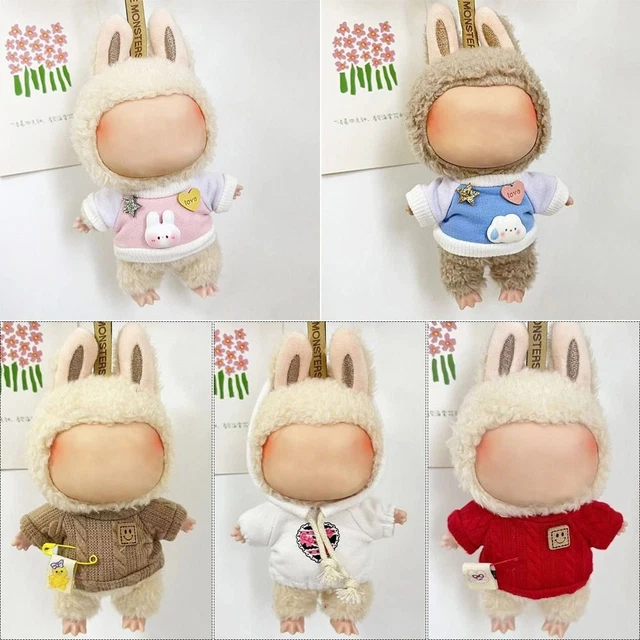 LABUBU TIME TO Chill Filled Labubu Clothes Labubu Sweater For 17cm ...