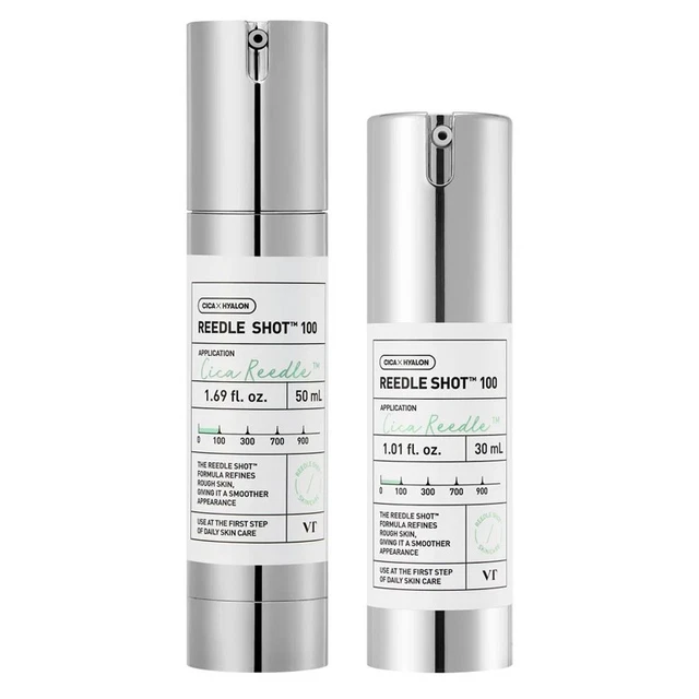 VT COSMETICS CICA Reedle Shot 100 Spicule Microneedling Serum Kit ...