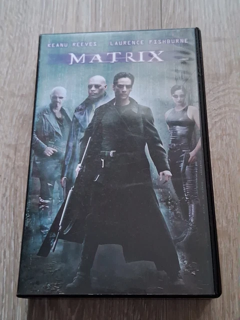 &MATRIX& *VHS-VIDEO *SCI-FI*KEANU Reeves*Laurence Fishburne*Carrie-Anne ...