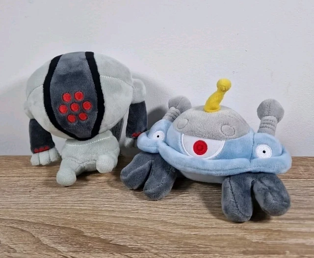 POKEMON MAGNEZONE AND Registeel Plush Bundle Pokemon Center 2021 £19.95 ...