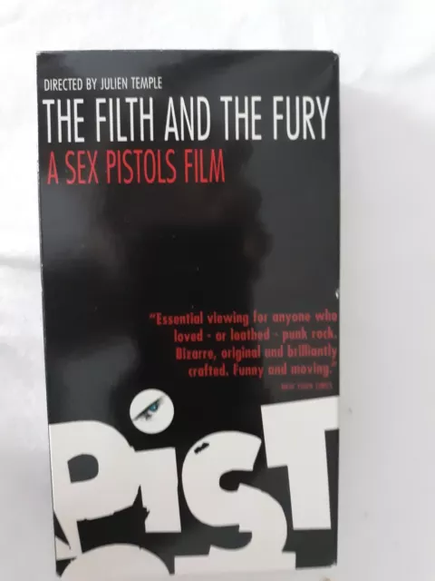 Rare Vintage Vhs The Filth And The Fury A Sex Pistols Film 2000 Near