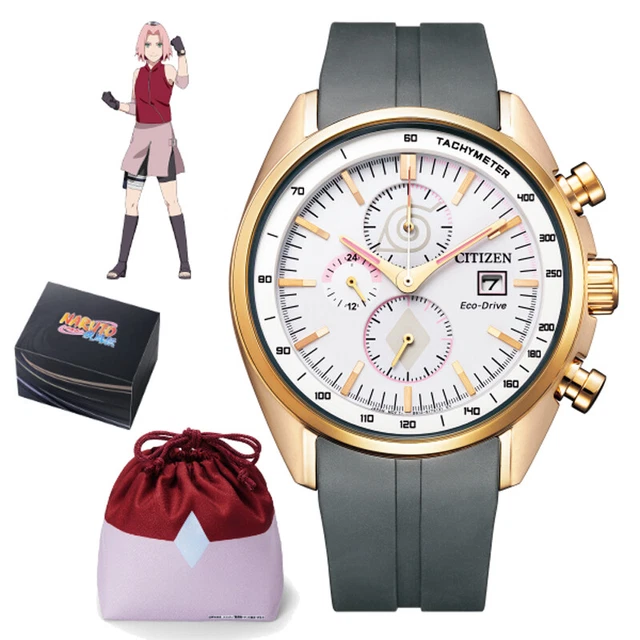 CITIZEN X NARUTO Limited Collaboration Sakura CA0593-17A Eco-Drive Men ...