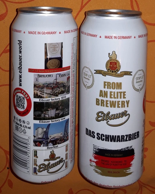 BIERDOSE &ELITE SCHWARZBIER& aus der Privatbrauerei Eibau EUR 1,99 ...