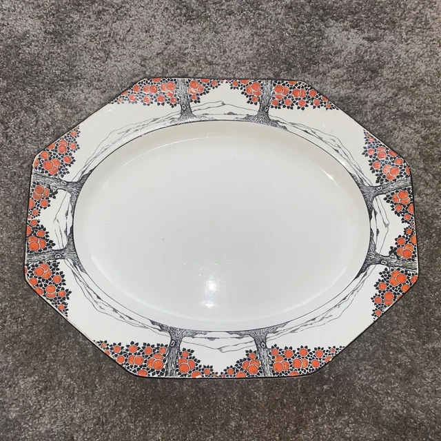 ORANGE TREE CROWN DUCAL SERVING PLATTER LARGE PERFECT Dish Dinner Plate ...