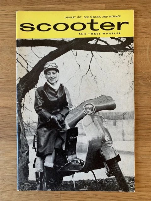 SCOOTER & THREE WHEELER Magazine January 1967 Lambretta Vespa £16.50 ...