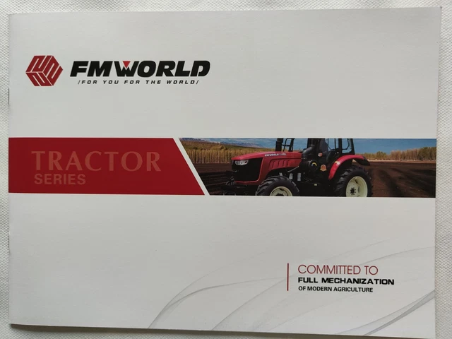 GAMME DE TRACTEURS FM World Prospectus Brochure EUR 6,00 - PicClick FR