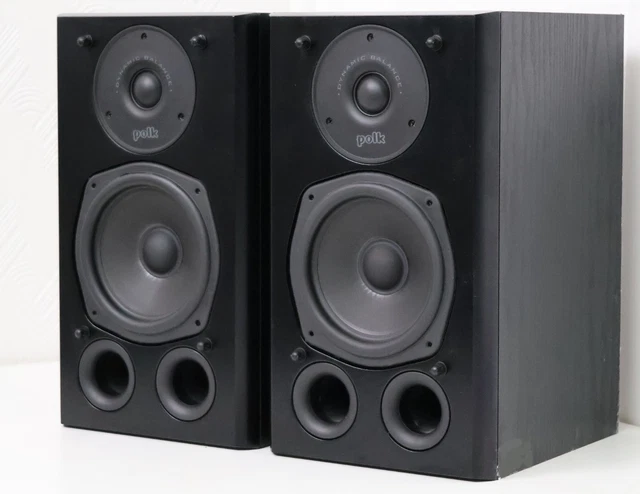 POLK AUDIO SPEAKERS RT3 Bookshelf speakers 100 watts COLLECTION ONLY £ ...
