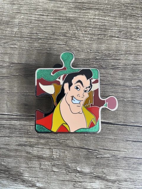 DISNEY BEAUTY AND The Beast Gaston Villains Puzzle Piece Limited ...