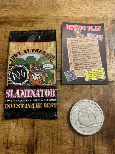WPF SLAMINATOR #2 POG Kini Slammer & Packet £10.00 - PicClick UK