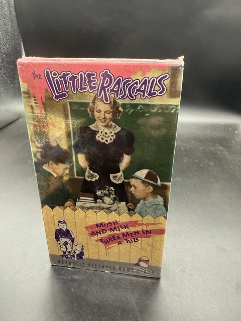 THE LITTLE RASCALS - Mush and Milk/Three Men in a Tub (VHS, 1991 ...