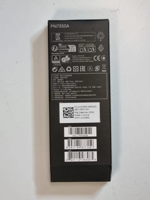 DELL PN7350A ACTIVE Pen Stylus for Dell Latitude 7350 Detachable 0JCK8W ...