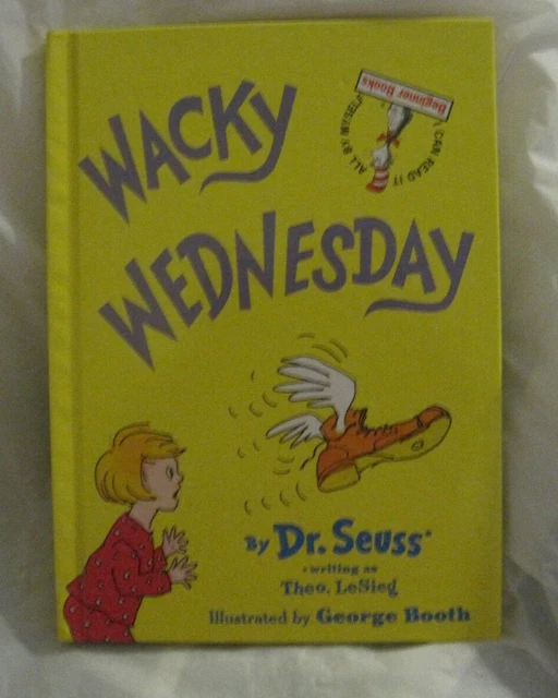 WACKY WEDNESDAY BY Dr. Seuss~HC Beginner Book~LBDEL $9.99 - PicClick