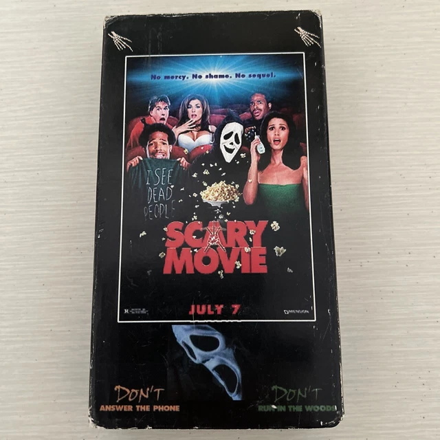 SCARY MOVIE VHS Promotional Video Tape Horror Thriller Cult Classic ...