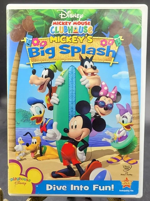MICKEY MOUSE CLUBHOUSE; Mickey’s Big Splash DVD; Disney $4.99 - PicClick CA
