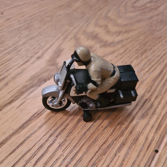 WORKING 1970S-80S WIND UP "CHiPS" CALIFORNIA HIGHWAY PATROL MOTORCYCLE ...