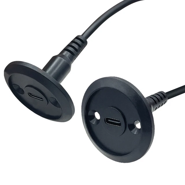 TYPE C WATERPROOF Female Socket Port 20V Direct Plug Lock Bolt ...