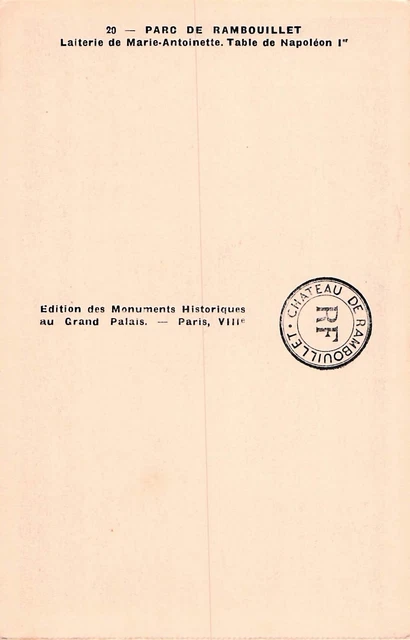 78 RAMBOUILLET PARC De Rambouillet Laiterie De Marie Antoinette EUR 5 ...