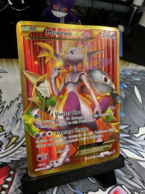 POKEMON JCG - Mewtwo Ex BREAKthrough Secret Art Secret Rare Holo #164/ ...
