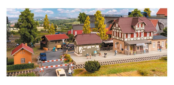 FALLER 190080 AKTIONS-SET Bahnhof Breitenbach H0 neu OVP EUR 36,99 ...