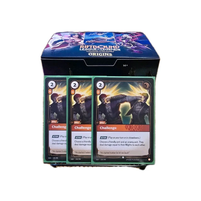 CHALLENGE 128/298 RIFTBOUND Common Playset (x3) £4.36 - PicClick UK