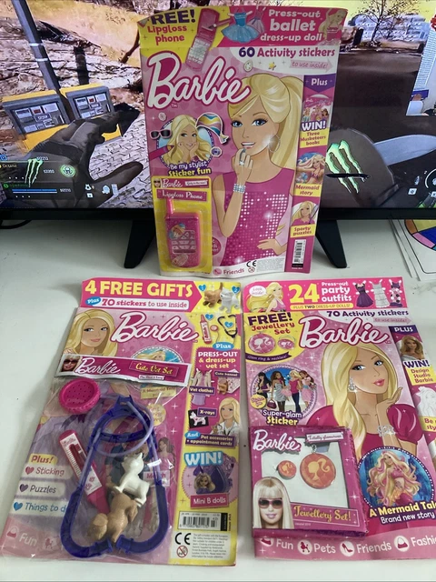 VINTAGE BARBIE MAGAZINE Bundle X3 Issues 243-245 Fast And Free Postage 2010 £14.99 - PicClick UK