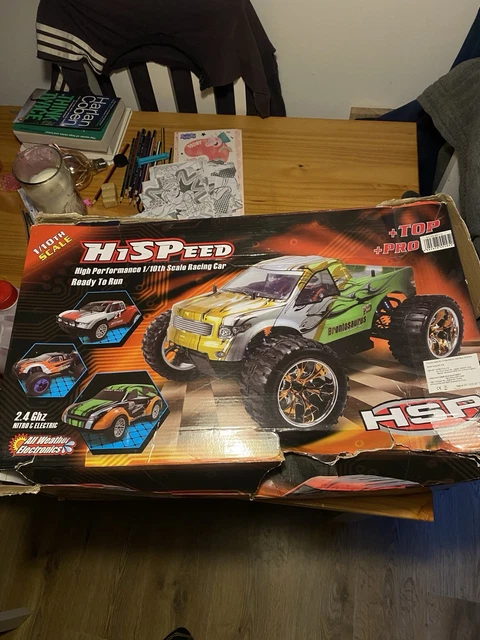 HSP HI SPEED all weather 1/10th Scale Remote Control Monster Truck 2.4 ...