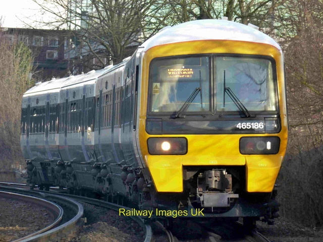 RAILWAY PHOTO - 465186 Orpington to Victoria via Herne Hill Class 465 £ ...