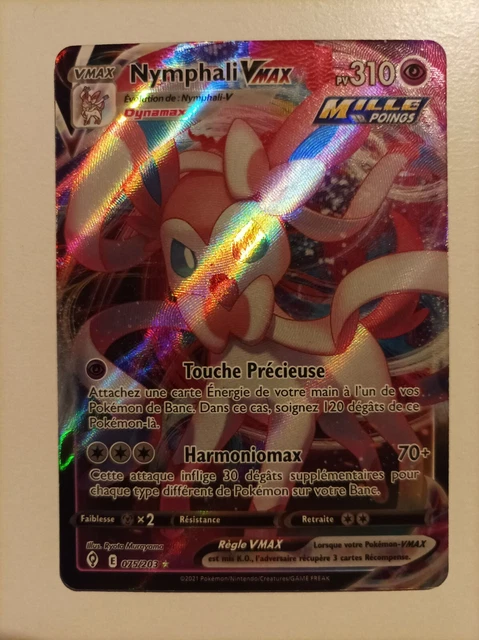 CARTE POKÉMON NYMPHALI Vmax 075/203 Évolution Céleste EB7 MINT/Neuve ...