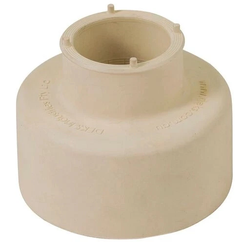 2 X WHITE Rubber Pan Cone Toilet Flush Pipe Seal - 40mm toilet flush ...