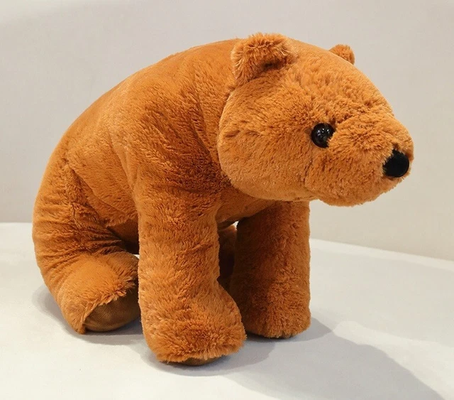 BROWN BEAR 20 Inch Pillow Stuffed Animal Plush Toys Toddler Doll Kids ...