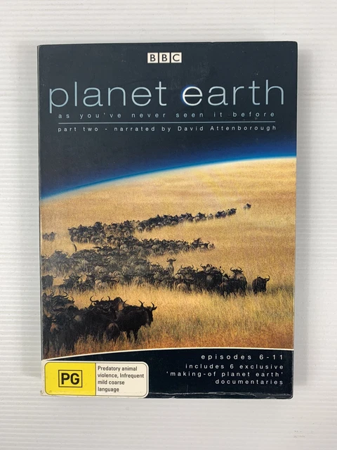 PLANET EARTH BBC David Attenborough Documentary R4 DVD TV Free Tracked ...