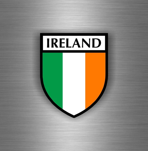 STICKER DECAL CAR vinyl motorcycle tuning jdm flag ireland irelande ...