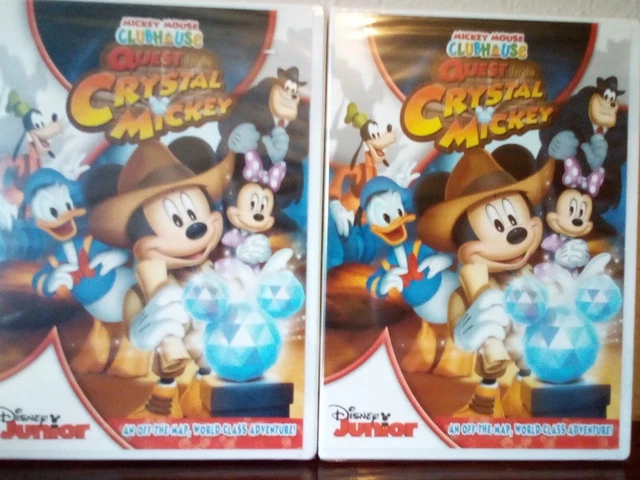 2-MICKEY MOUSE CLUBHOUSE: Quest for the Crystal Mickey (DVD, 2013) neuf ...