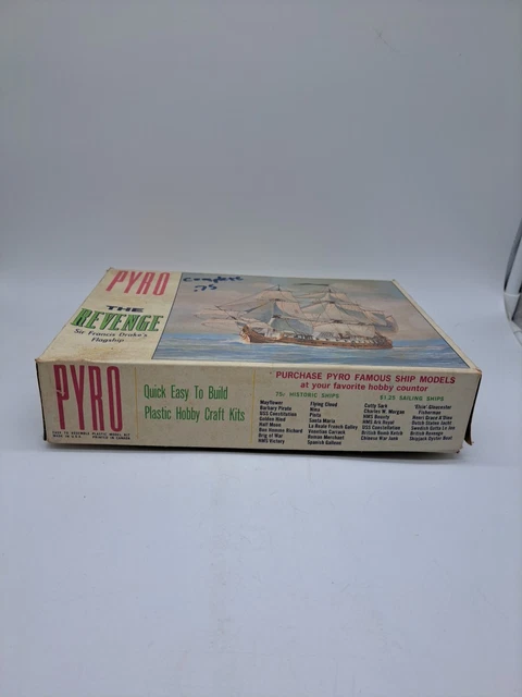 VINTAGE 1968 THE Revenge Sir Francis Drakes Flaggschiff Pyro Plastics ...
