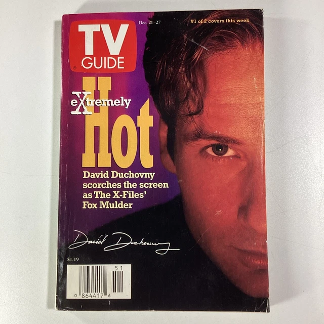 TV GUIDE 1996 Atlanta GA X-Files David Duchovny Sally Field Melrose £15 ...