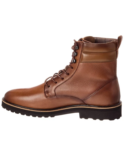 DONALD PLINER JOPLIN Soft Tumble Leather Boot Men's Brown 9 £138.11 ...