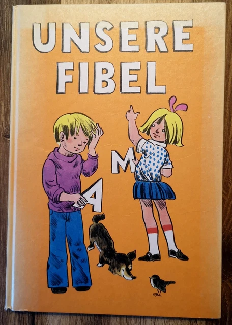 UNSERE FIBEL VOLK und Wissen 1988 15. Auflage 1974 DDR Werner Klemke ...