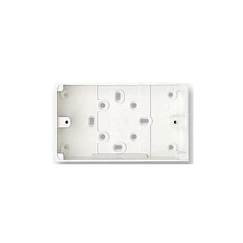 2182WHI MK (ELECTRIC) Pvc Surface Box 2-Gang 2X Push-Outs £14.89 ...