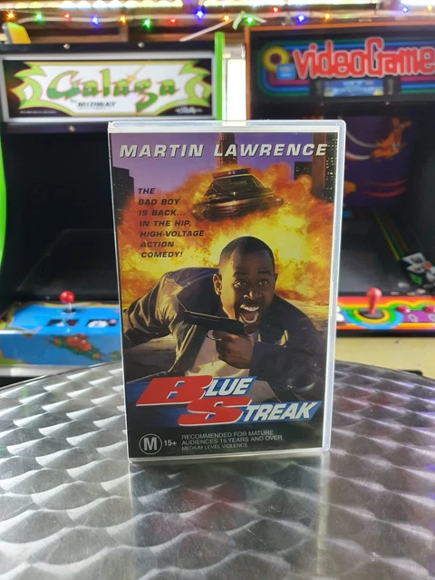 BLUE STREAK - Martin Lawrence - VHS Movie - Video Tape - Big Box Ex Rental $8.60 - PicClick AU