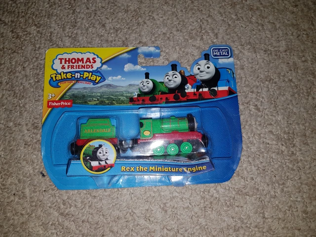 THOMAS AND FRIENDS Take-n-Play Rex the Miniature Engine Fisher Price ...