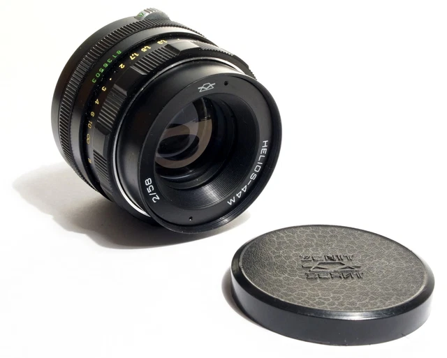 HELIOS 44M F2/58MM Prime Lens + Caps - M42 Mount - Immaculate Condition ...