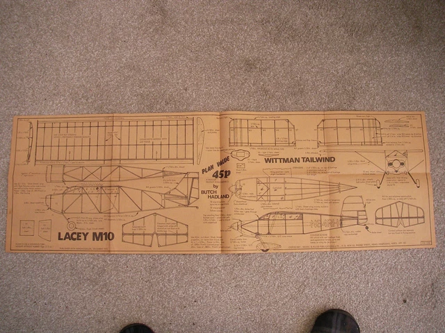 AEROMODELLER PLANS OF Stinger, Swee' Pea, Lacey M10 & Wittman Tailwind ...
