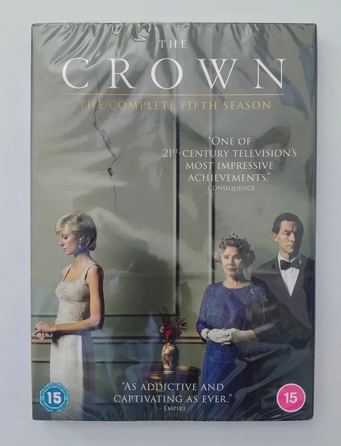 THE CROWN: COMPLETE Season 5 - Netflix DVD Box Set [Region 2] Sealed £ ...