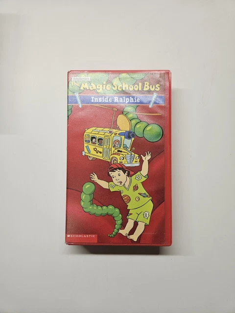 MAGIC SCHOOL BUS, The - Inside Ralphie (VHS, 2000, coquille de ...