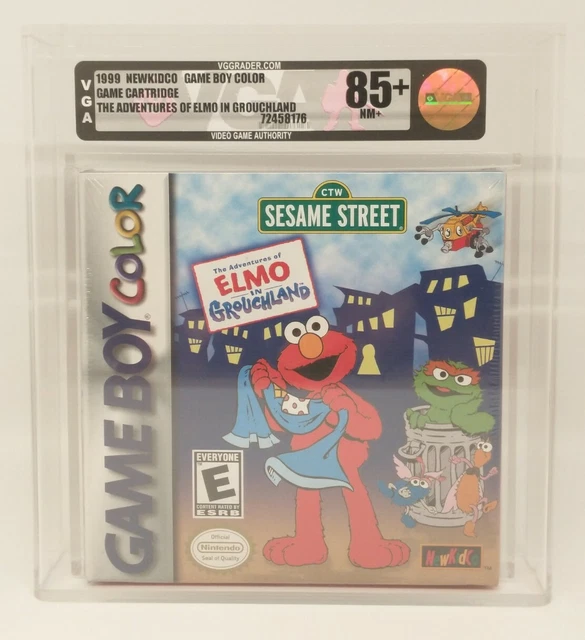 THE ADVENTURES OF Elmo in Grouchland Nintendo Game Boy Color VGA Graded ...
