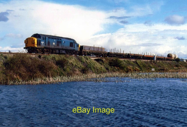 PHOTO RAILWAY 6X4 Class 37 37075 Freight at Ouston Jcn c1986 £2.00 ...