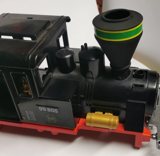 PLAYMOBIL CHEMINÉE 3D custom Locomotive train 3958 4000 4001 envoi ...